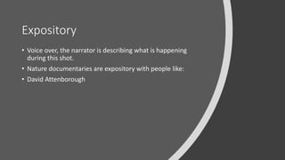 Generic Research: Researching Documentaries | PPTX