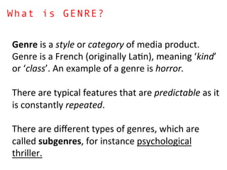 Media genre pdf | PDF