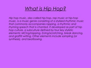 Media genre powerpoint | PPT | Hip Hop Music | Music