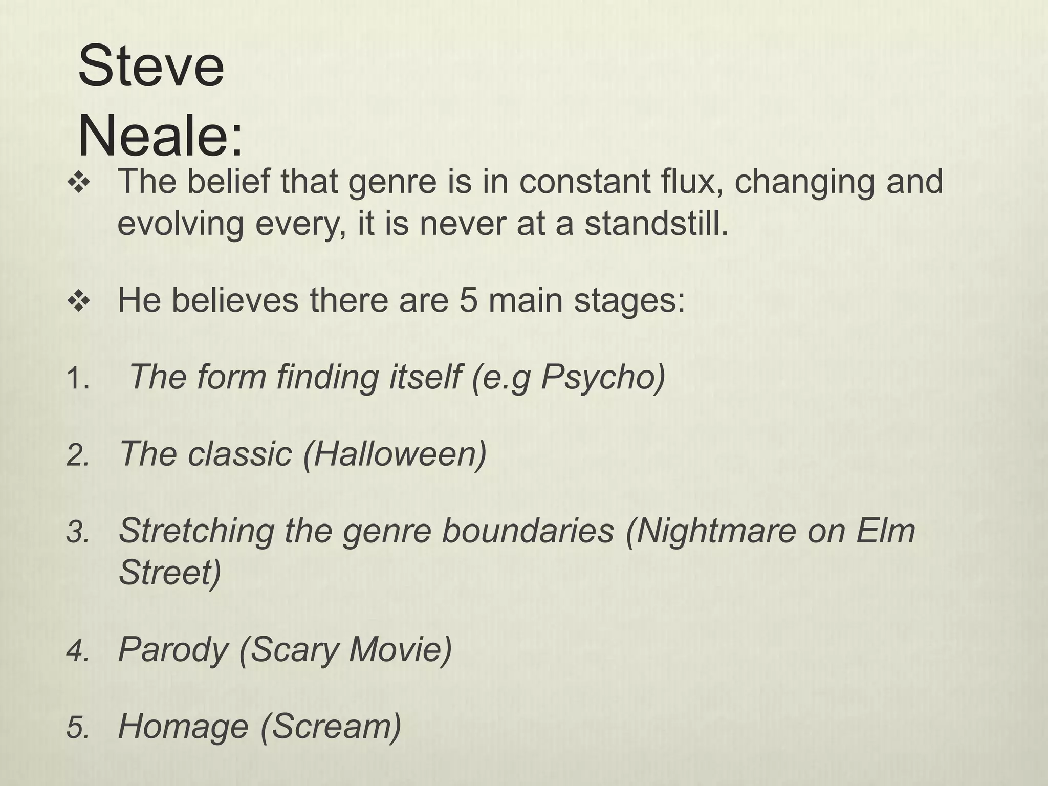 Genre Theory | PPTX