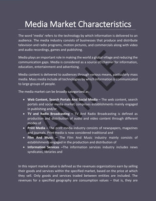 Media global market report 2018 | PDF