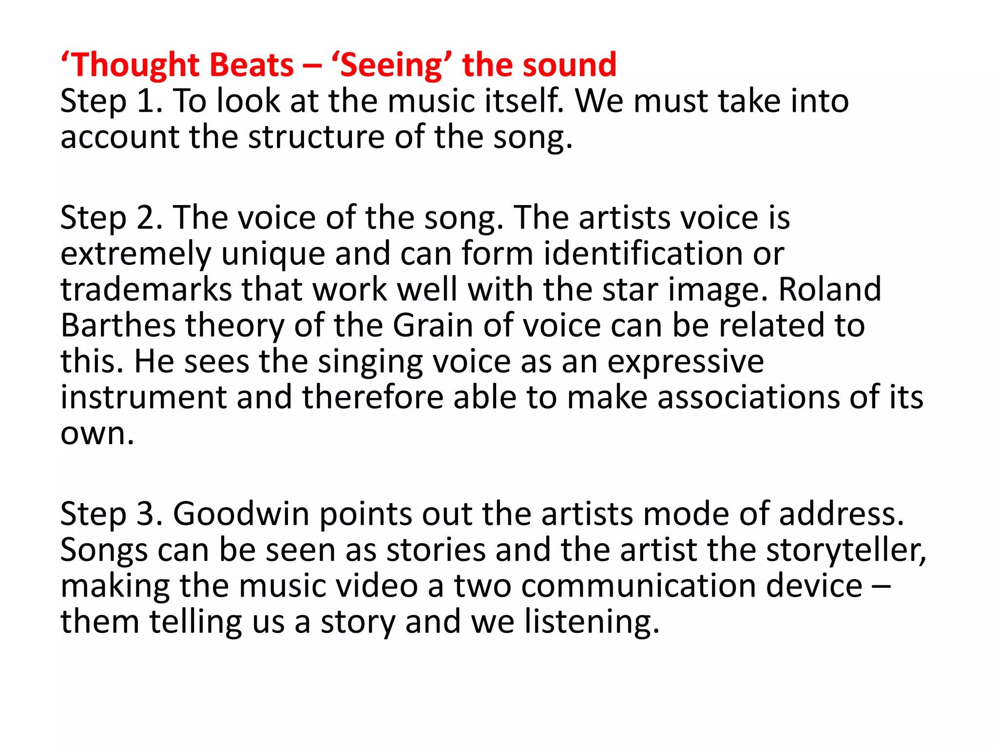 Media - Goodwin Theory | PPTX