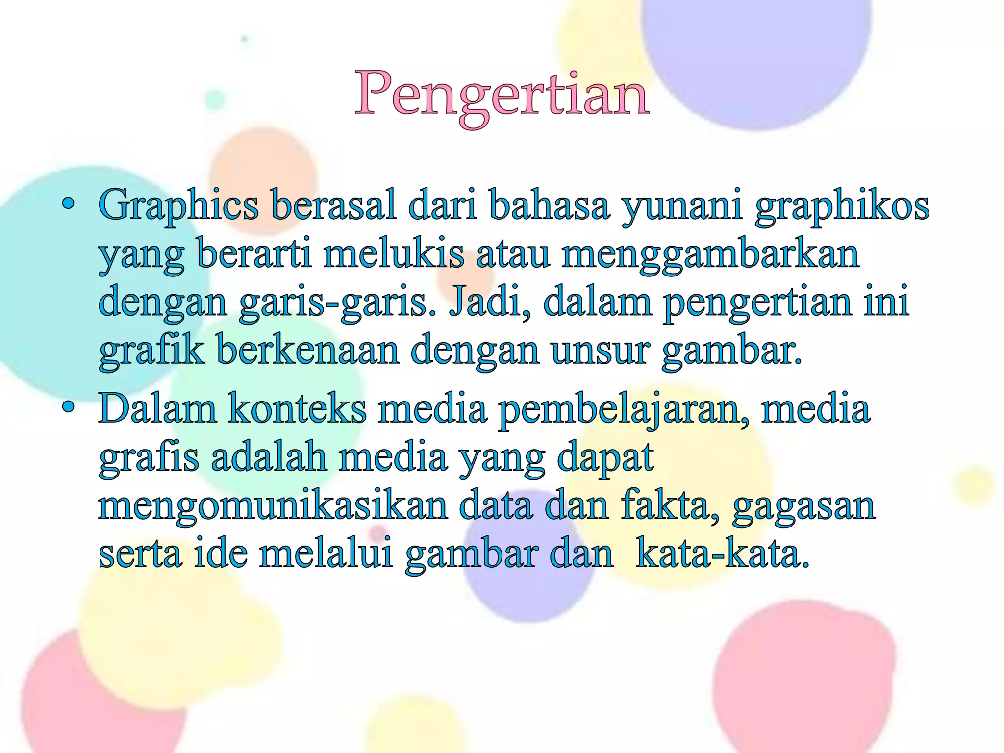 Media grafis | PPT