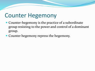 Media hagemony ppt | PPTX