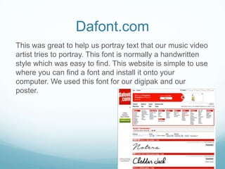 Media hardware and softwares used to create my media product | PPTX