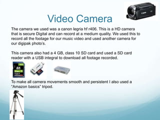 Media hardware and softwares used to create my media product | PPTX