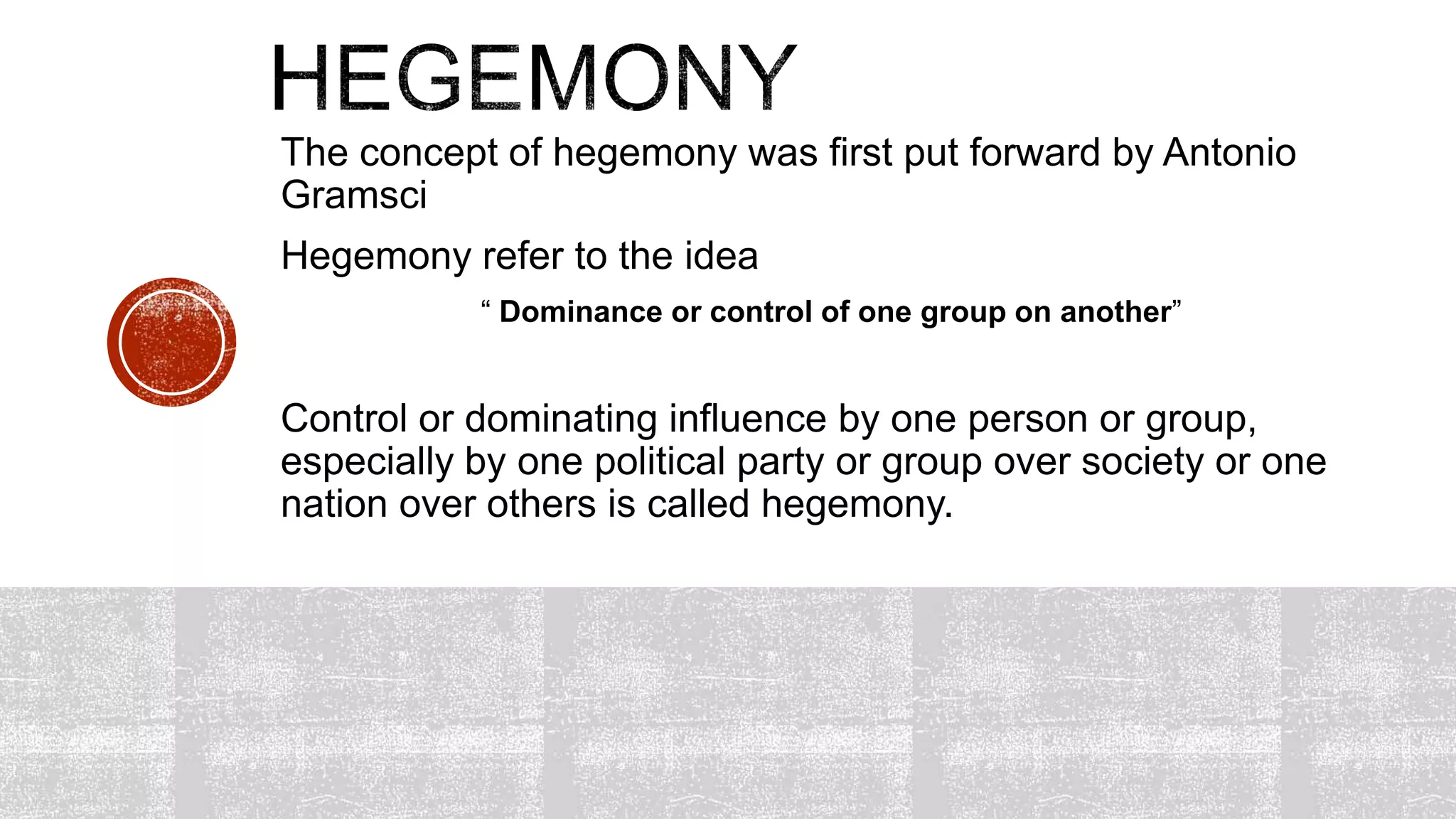 Media hegemony power point | PPTX