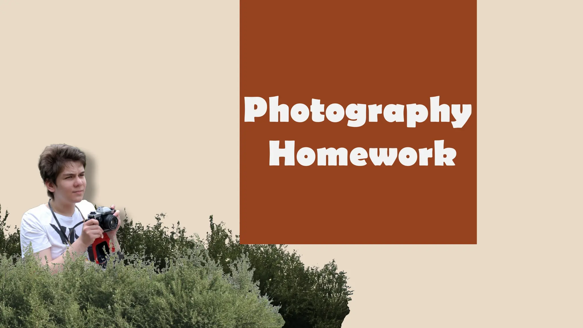 Media Homework 07.09 Photo shoot for example | PPT