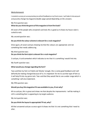 Media homework 3 | PDF