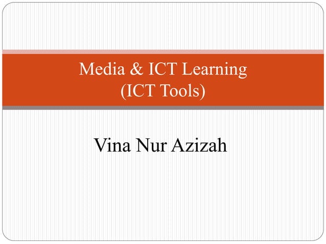 Media & ict learning | PPTX