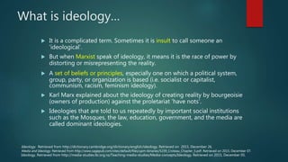 Media ideology and power | PPT