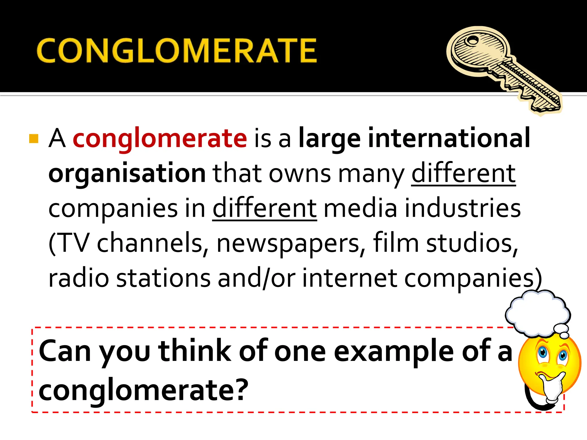 Media conglomerates: industries and ownership | PPTX