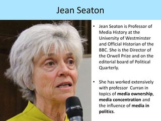 Media industries theories | PPTX