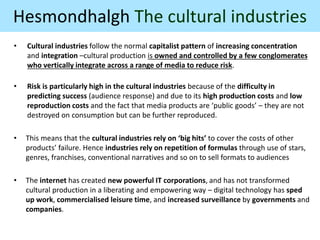 Media industries theories | PPTX