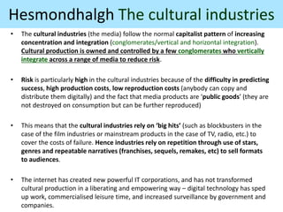 Media industries theories | PPTX