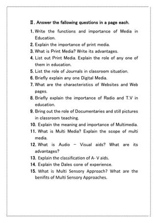 media in Education | PDF