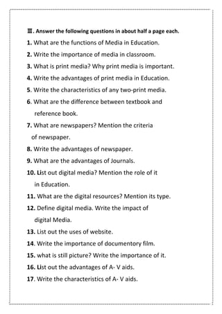 media in Education | PDF