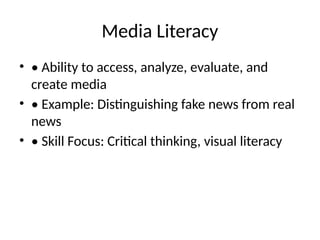 Proper Use of Media and Information Literacy | PPTX
