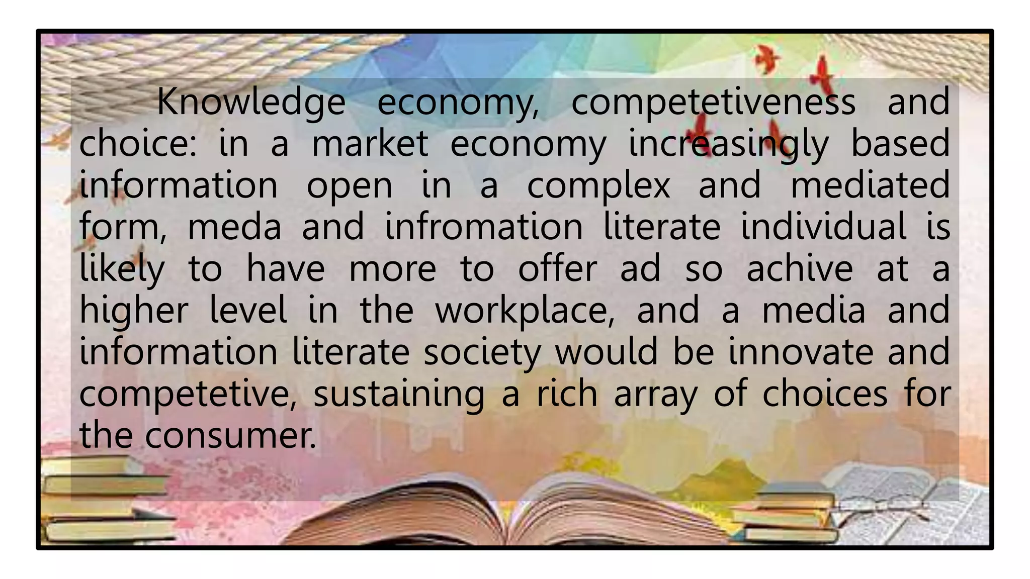 Media and Information Literacy: Media & Information Literate Individual ...