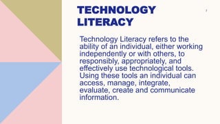 MEDIA, INFORMATION, & TECHNOLOGY LITERACY.pptx | Internet for Beginners ...