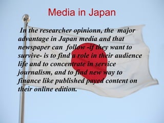 Media in japan | PPT