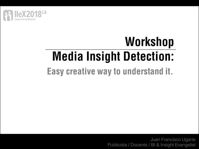 Media Insight Detection: Easy creative way to understand it | PPT