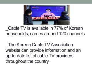 Media in south korea by Manar El Nady | PPTX