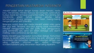 Media interaktif | PPT