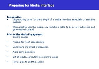 Media interview tips | PDF | Career Advice | Careers