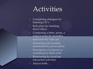 Media in the classroom | PPT