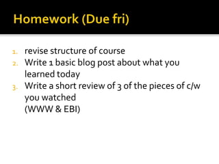 Media introduction presentation | PPTX | Undergraduate Education ...