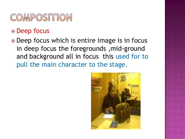 Assignment 4:Camera shot,camera angels,camera movement,composition