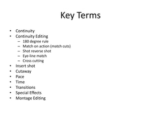 Media key terms editing | PPTX