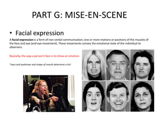 Media key terms mise en scene | PPT