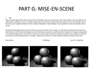 Media key terms mise en scene | PPTX