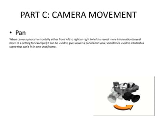 Media key terms revision slides shots angles movement composition | PPTX