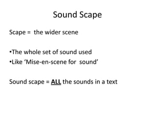 Media key terms sound | PPTX