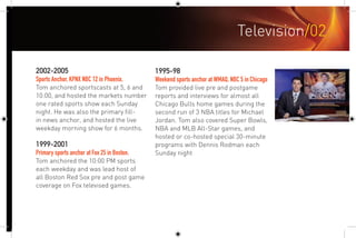 Tom Zenner's Mediakit | PDF
