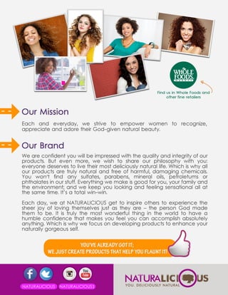 NATURALICIOUS Media Kit | PDF
