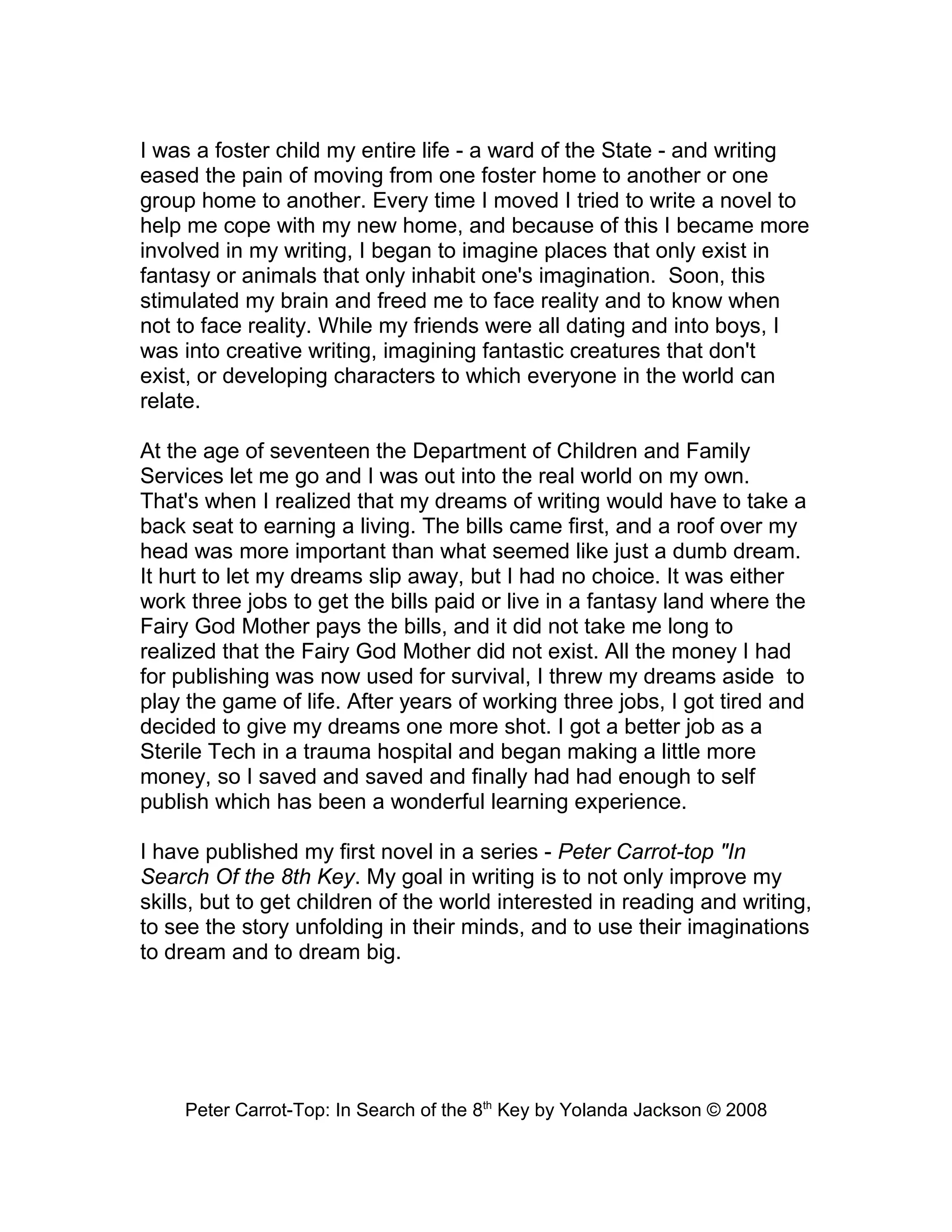 Media Kit Yolanda Jackson | PDF