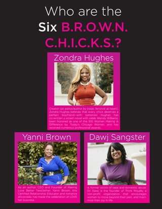Six Brown Chicks Media Kit 2013 | PDF