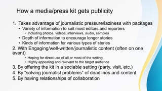 Media kit basics | PDF