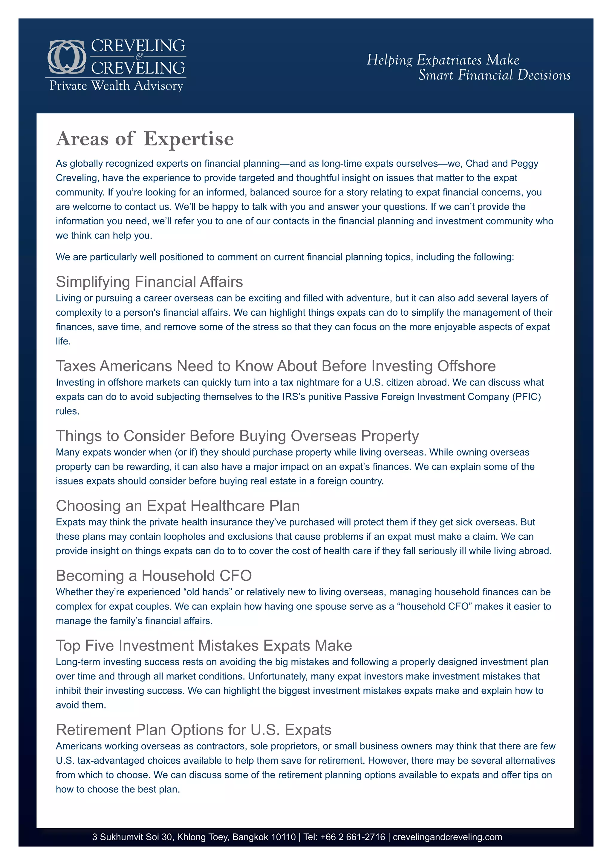 Creveling & Creveling Media Kit | PDF