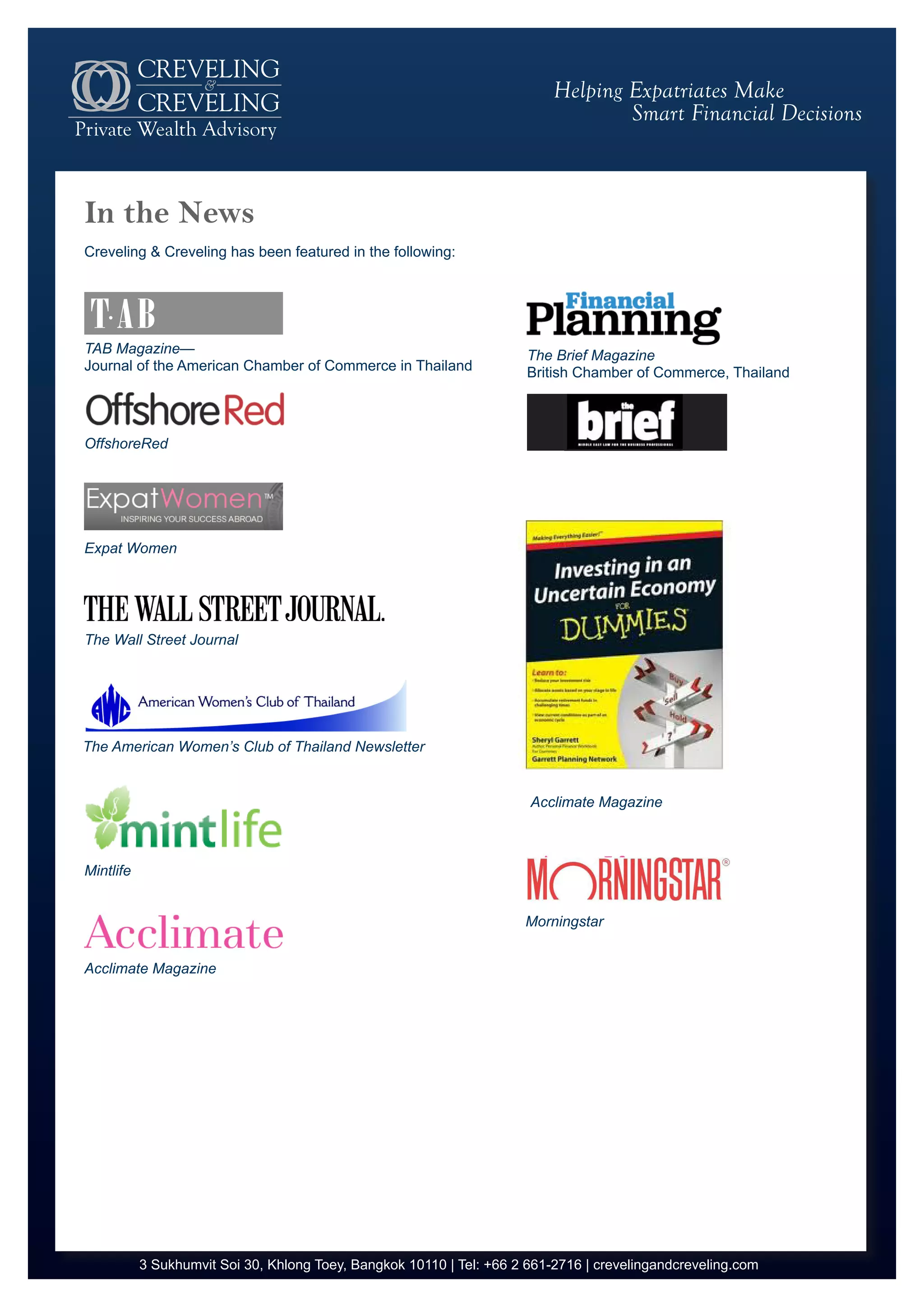 Creveling & Creveling Media Kit | PDF