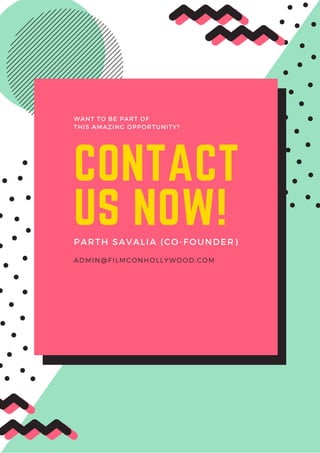 Media Kit Film Con Hollywood | PDF | Fan Conventions | Events