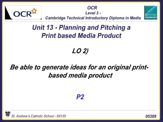 Unit 13- LO2 | PPT