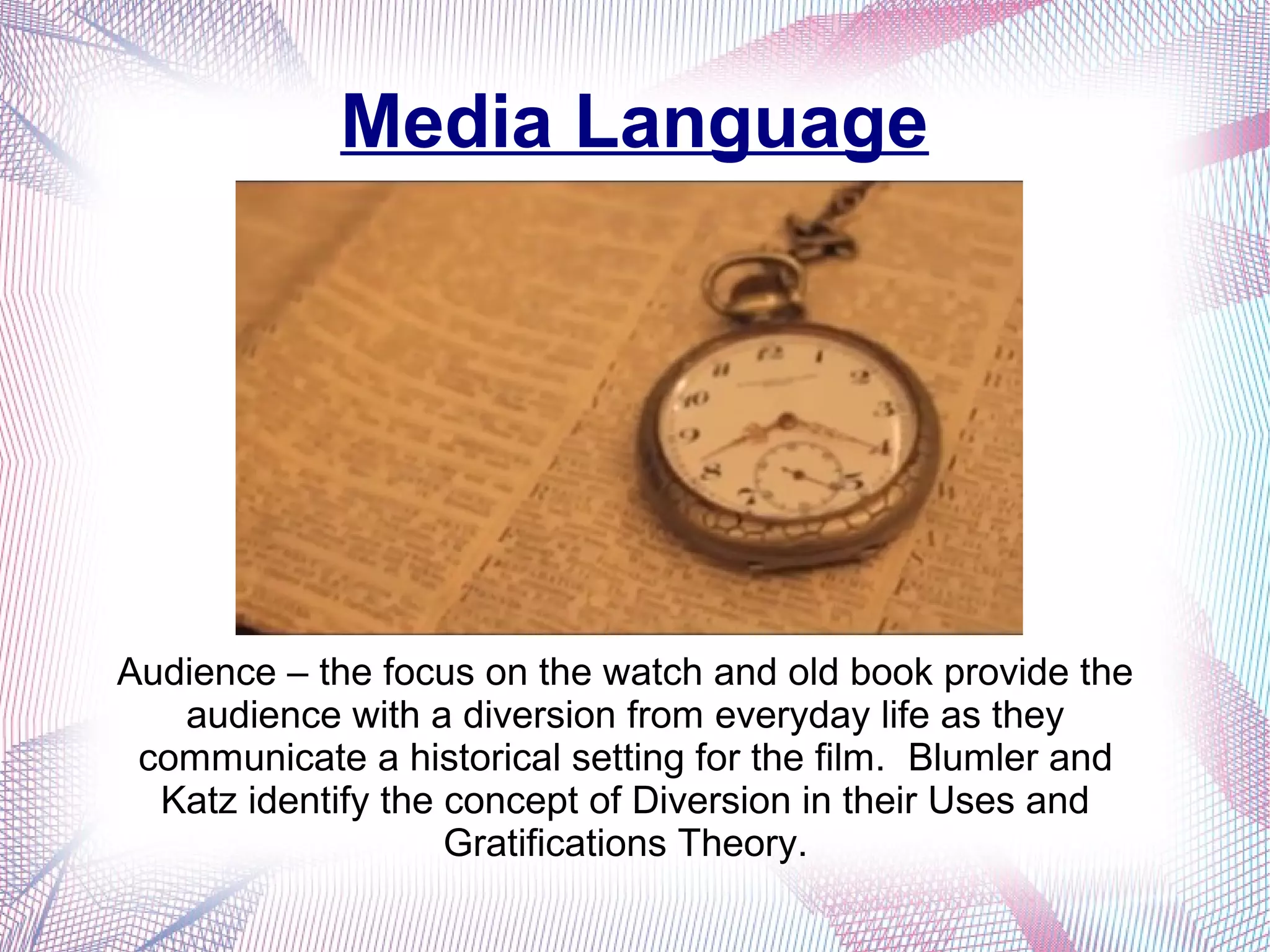 Media Language | PPT | Genres