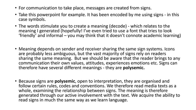 Media language | PPT