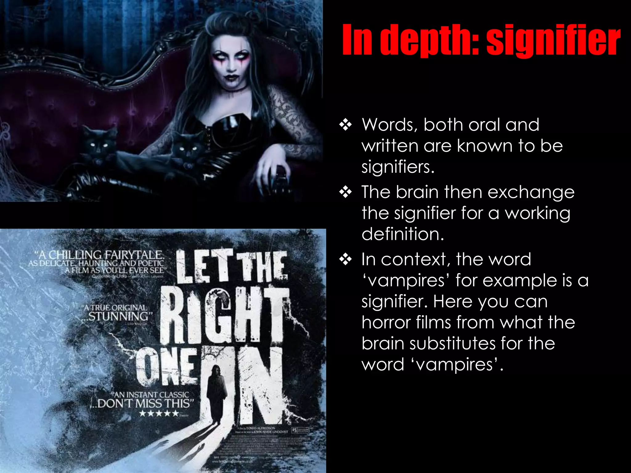 Media language, Ferdinand Saussure the signifer and signified | PPTX