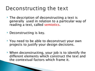 Media language lesson one | PPT | Web Design and HTML | Internet